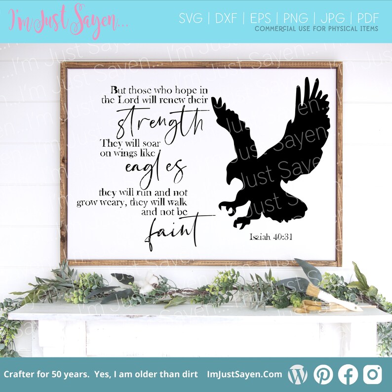 Those Who Hope in the Lord SVG Isaiah 40:31 Svg Scripture - Etsy