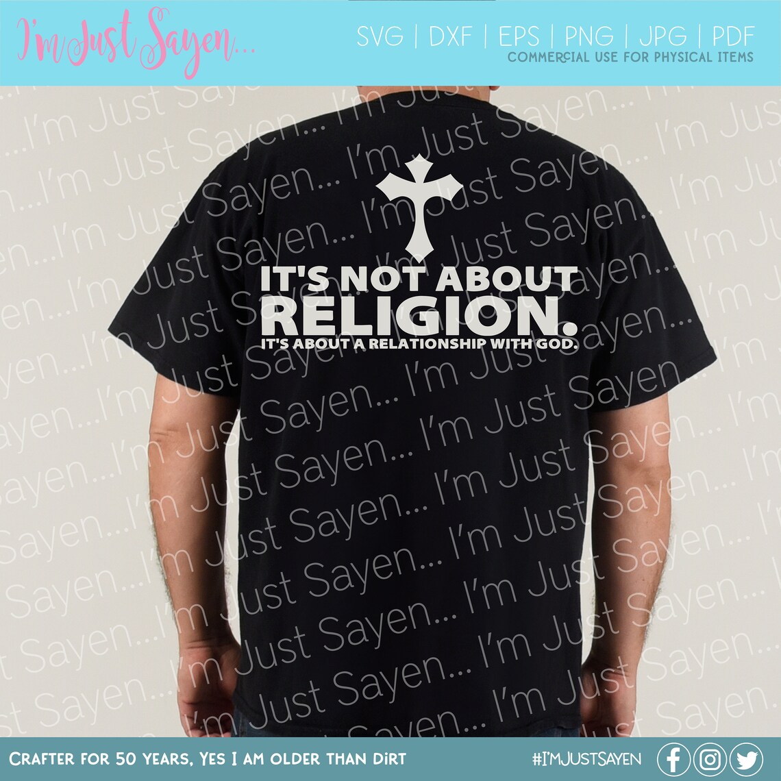 It's Not About Religion SVG Religious SVG Relationship - Etsy