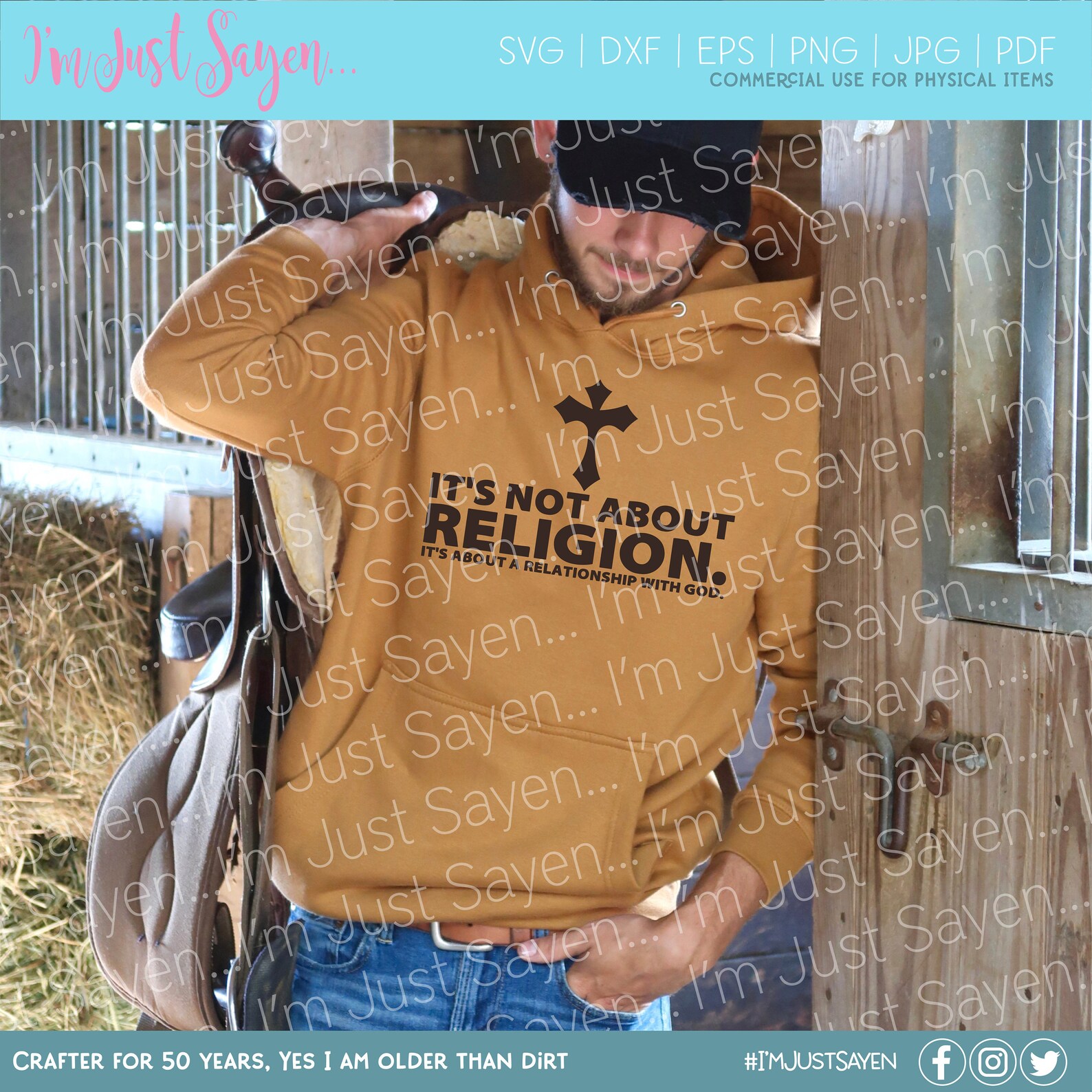 It's Not About Religion SVG - Religious SVG - Relationship With God Svg ...