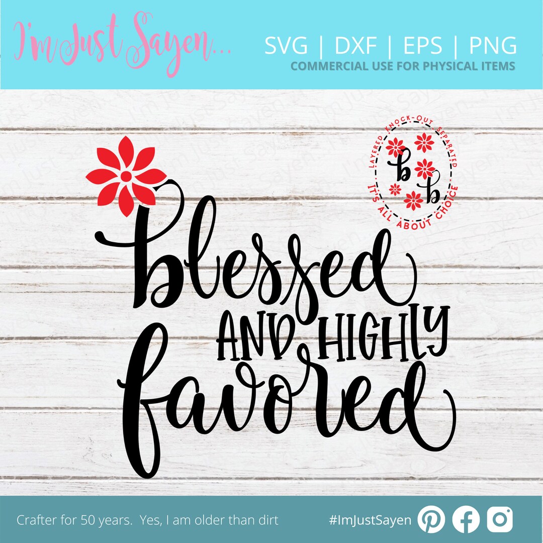Blessed SVG | Christian SVG | Inspirational SVG | Religious Svg ...
