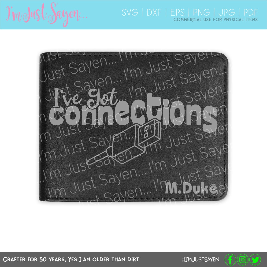 Information Technology SVG IT SVG I've Got Connections | Etsy