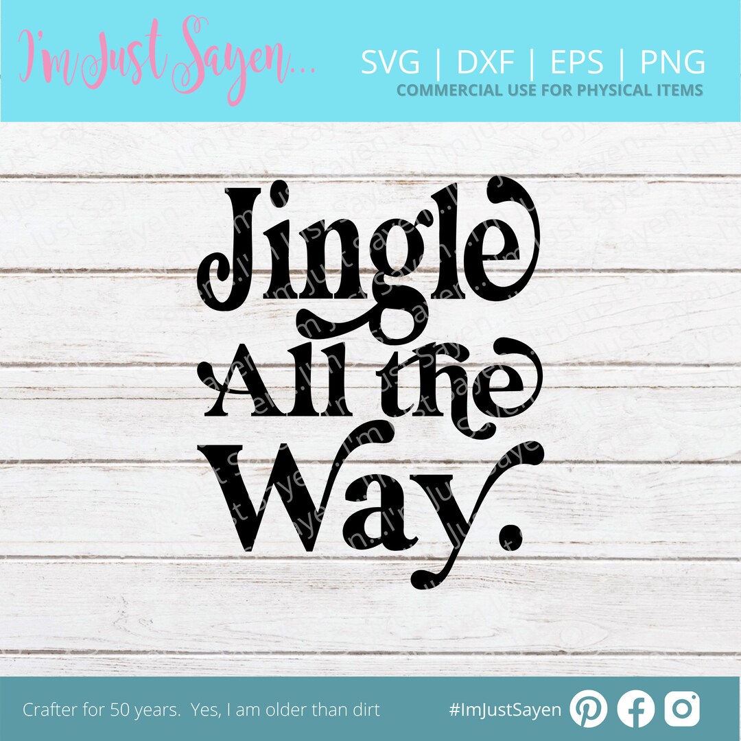 Christmas SVG | Jingle Bells SVG | Christmas Bells SVG | Jingle All the ...