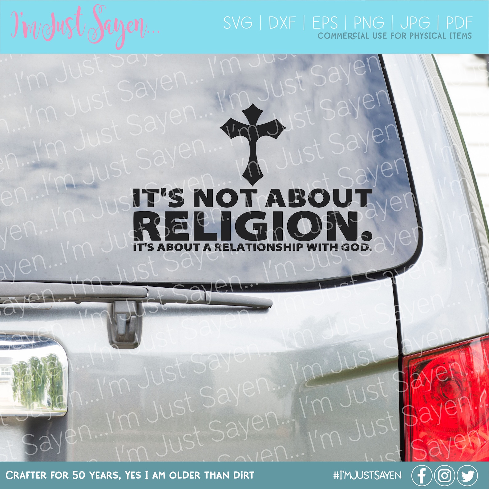 It's Not About Religion SVG - Religious SVG - Relationship With God Svg ...