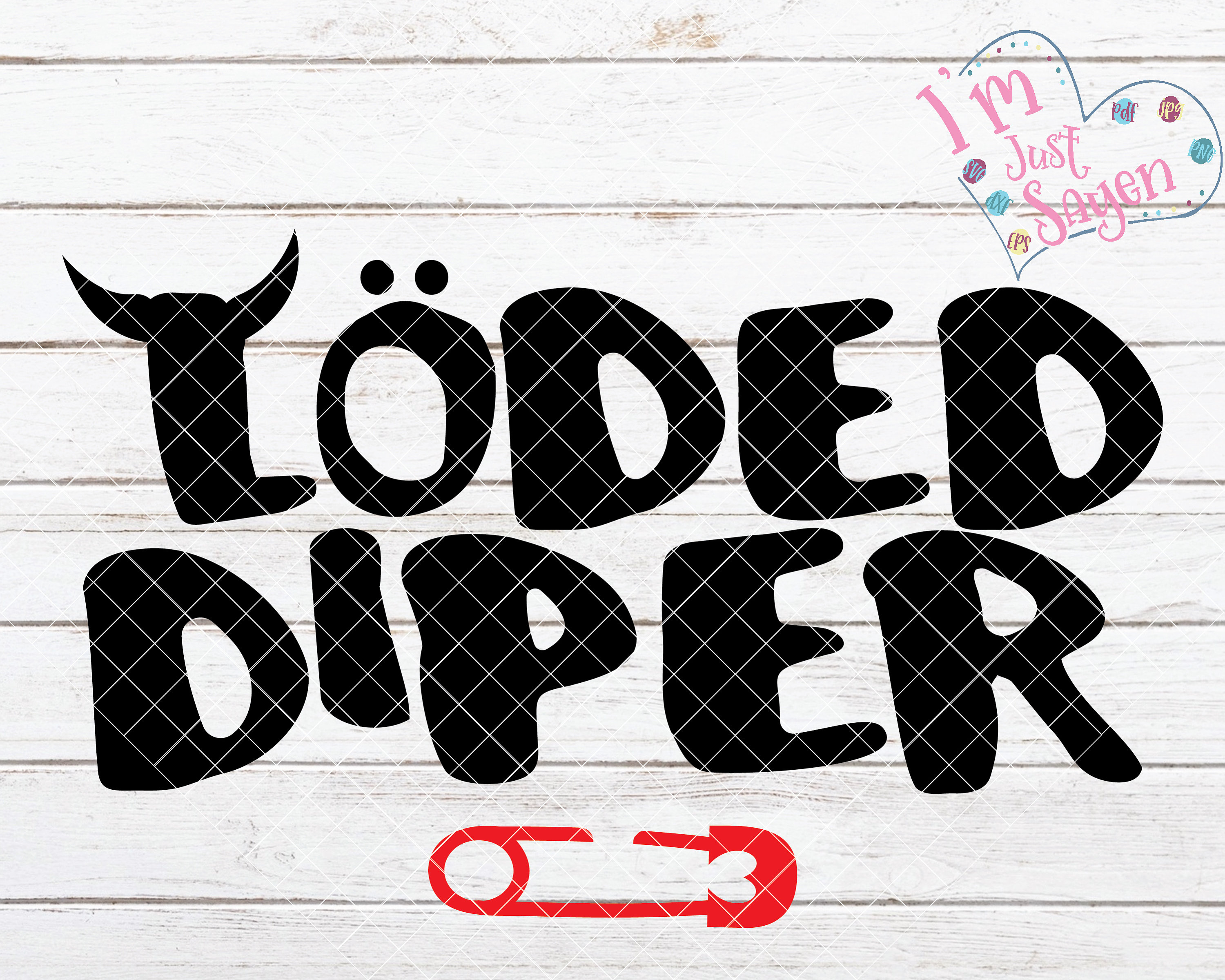 Exploded Diper Clipart