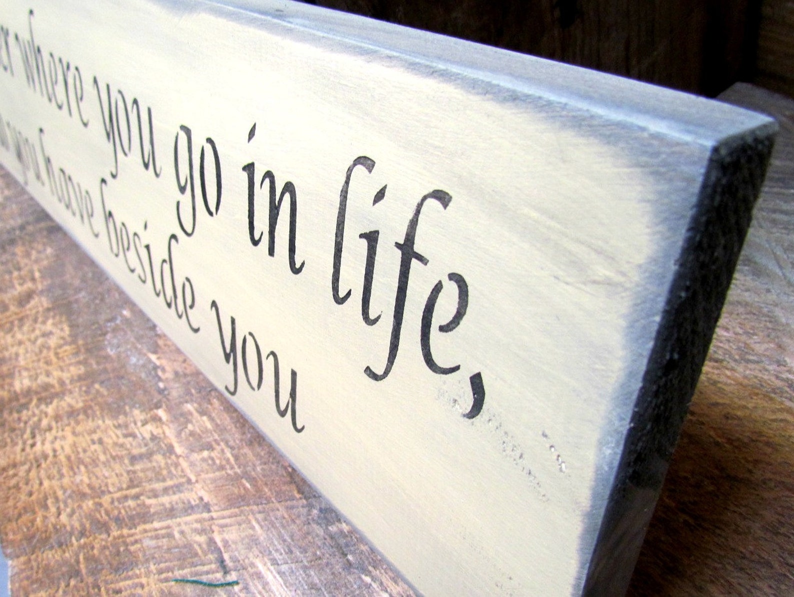 Wooden Inspirational Sign House Sign Valentine Signs Rustic | Etsy