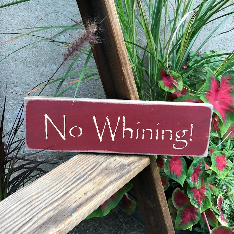 No Whining - Etsy