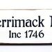 Wooden Town Sign, Merrimack New Hampshire, Made in NH, Wood Sign ...