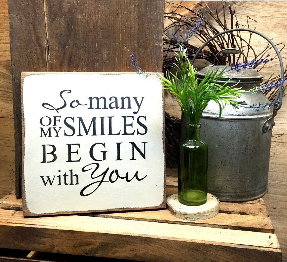 Mother's Day Gift, Gift for Mom, Rustic Wedding Sign, Anniversary Gift ...