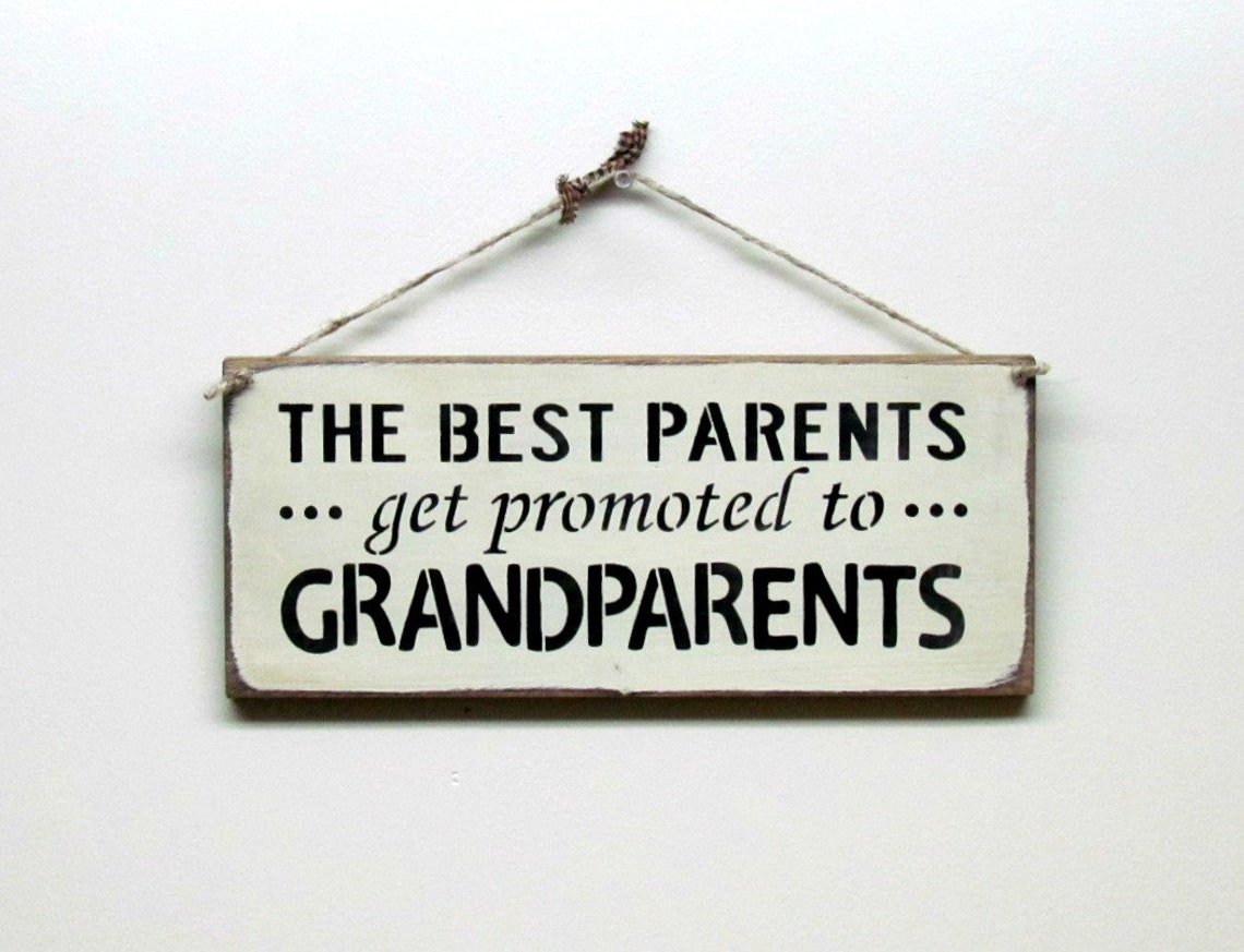 Gift for Grandparents, Wooden Sign for Parents, Grandparents to Be, the ...