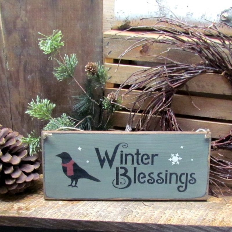 Winter Sign - Etsy