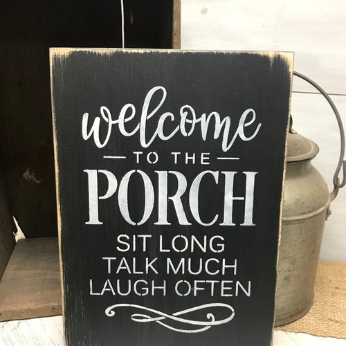 CUSTOM Rustic Metal Sign Wall Decor for Home Patio Porch | Etsy