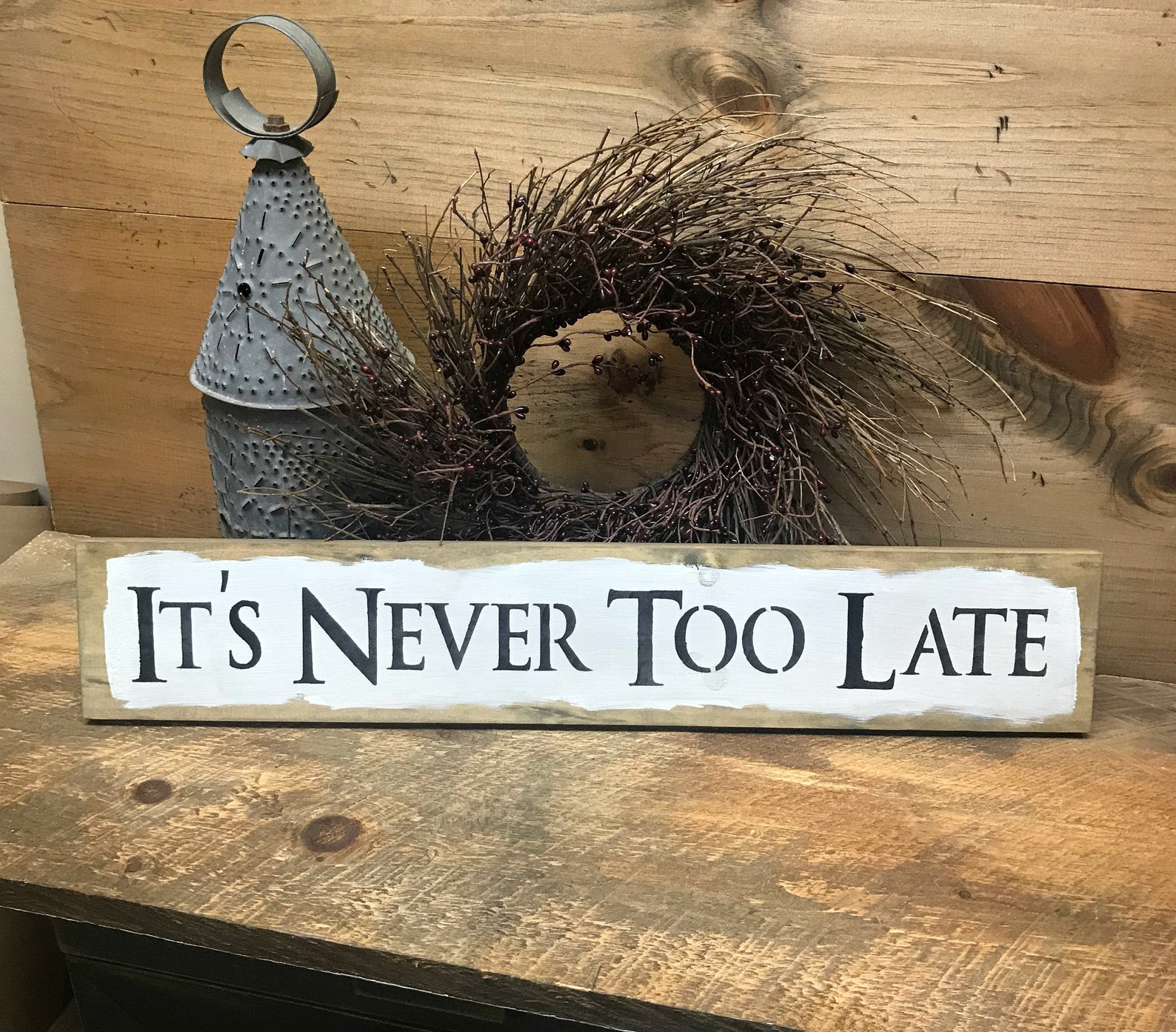 Wooden Sign Inspirational Saying Positive Quote It's - Etsy