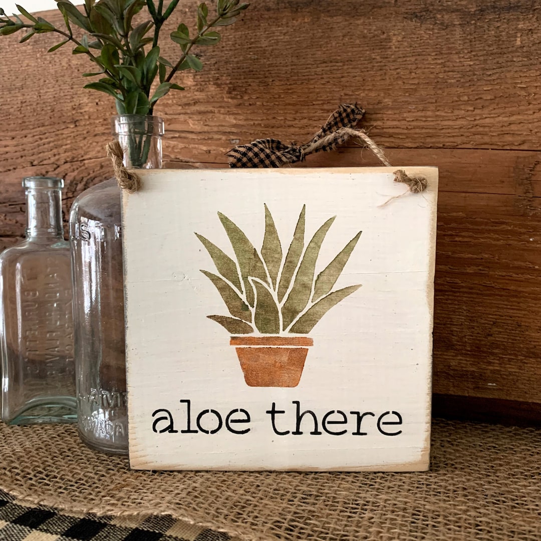 Plant Lady Gift Plant Collector Sign Succulent Lover Aloe Decor Planty ...