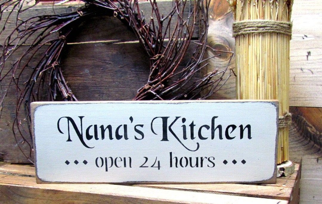 Nanas Gift for Grandma Kitchen Decor for Nana Sign Mother's Day Gift ...