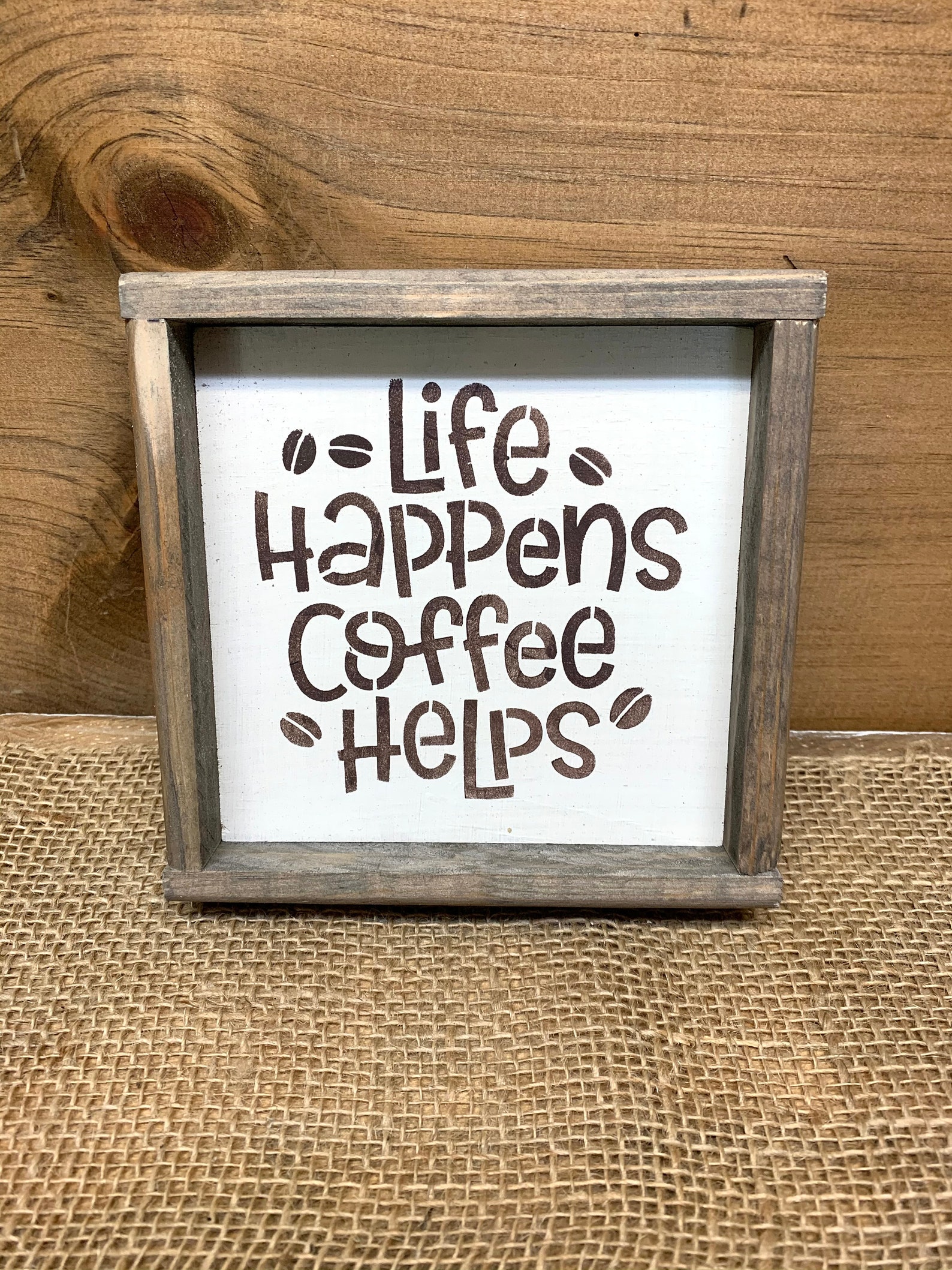 Life Happens Coffee Helps Coffee Lover Gift Cafe Sign - Etsy Ireland