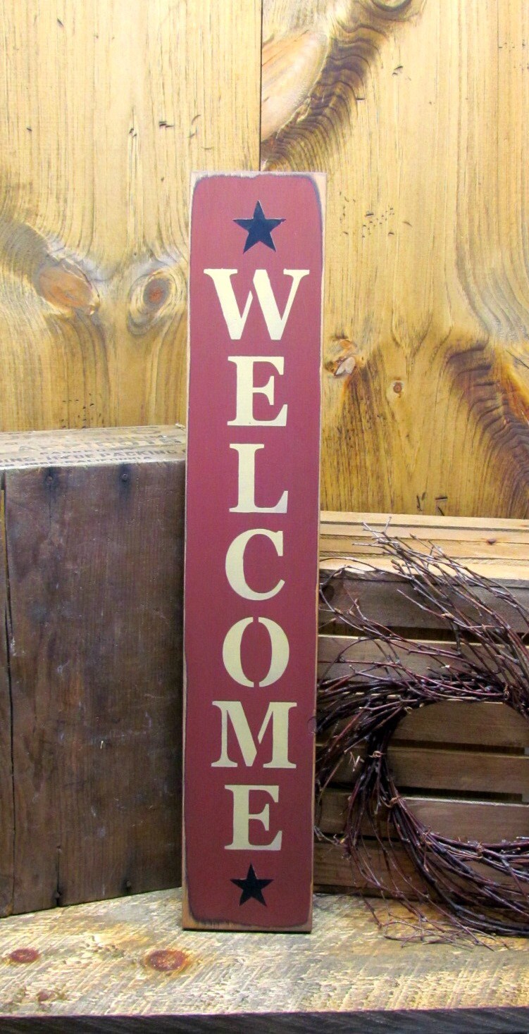 Wood Welcome Sign Front Door Decor Welcome Home Welcome | Etsy