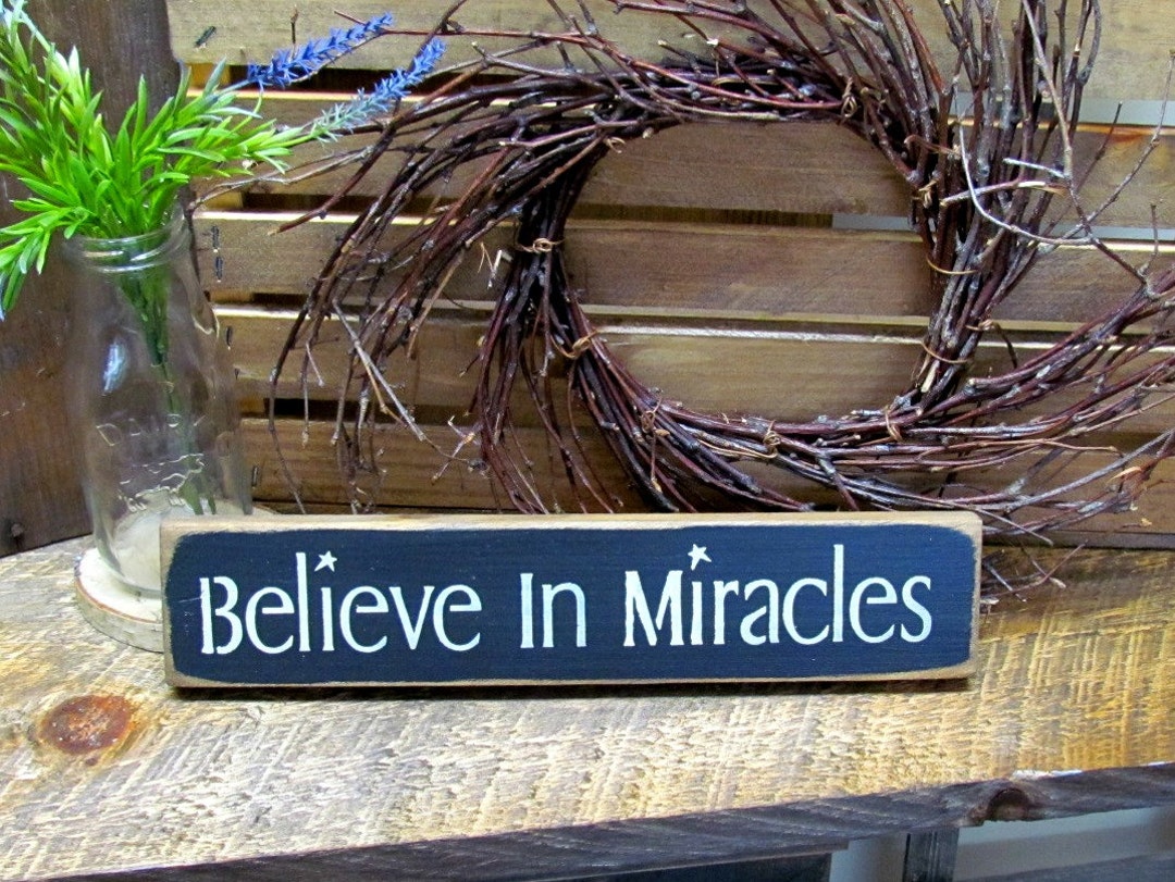 Believe in Miracles Gift for Recovery Miracles Can Happen Inspirational ...