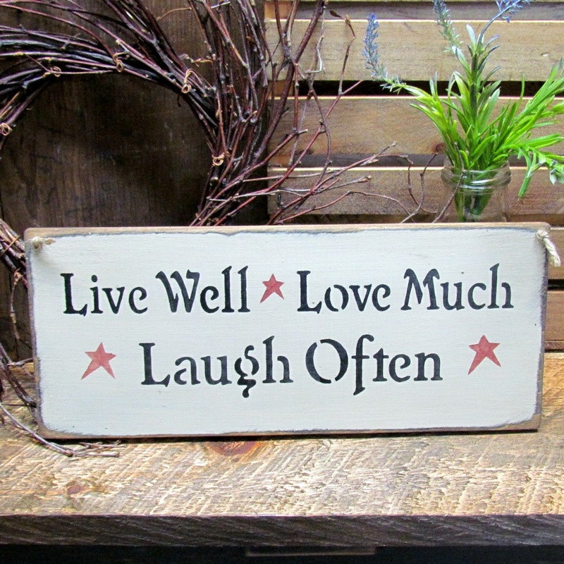 Live Laugh Love Signs - Etsy