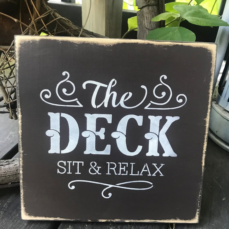Deck Sign - Etsy