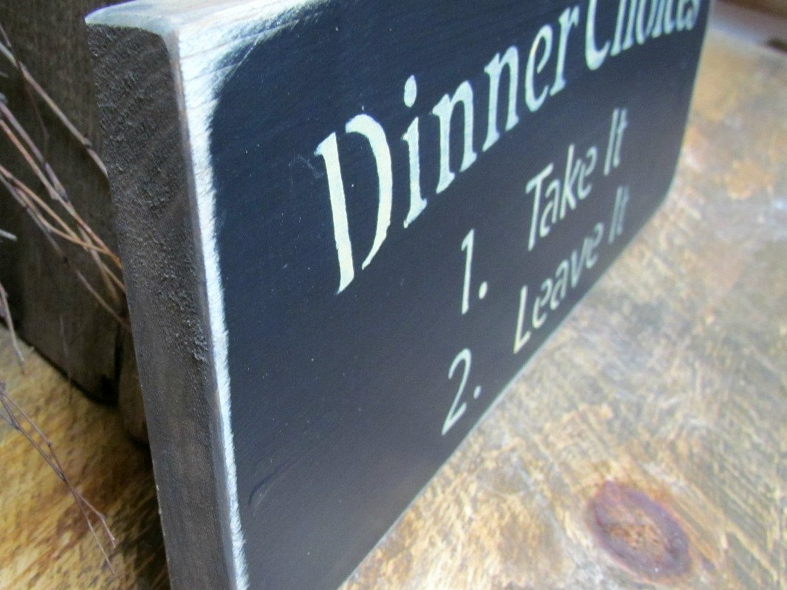 Wooden Kitchen Sign Dinner Choices Funny Wood Sign Gift for - Etsy