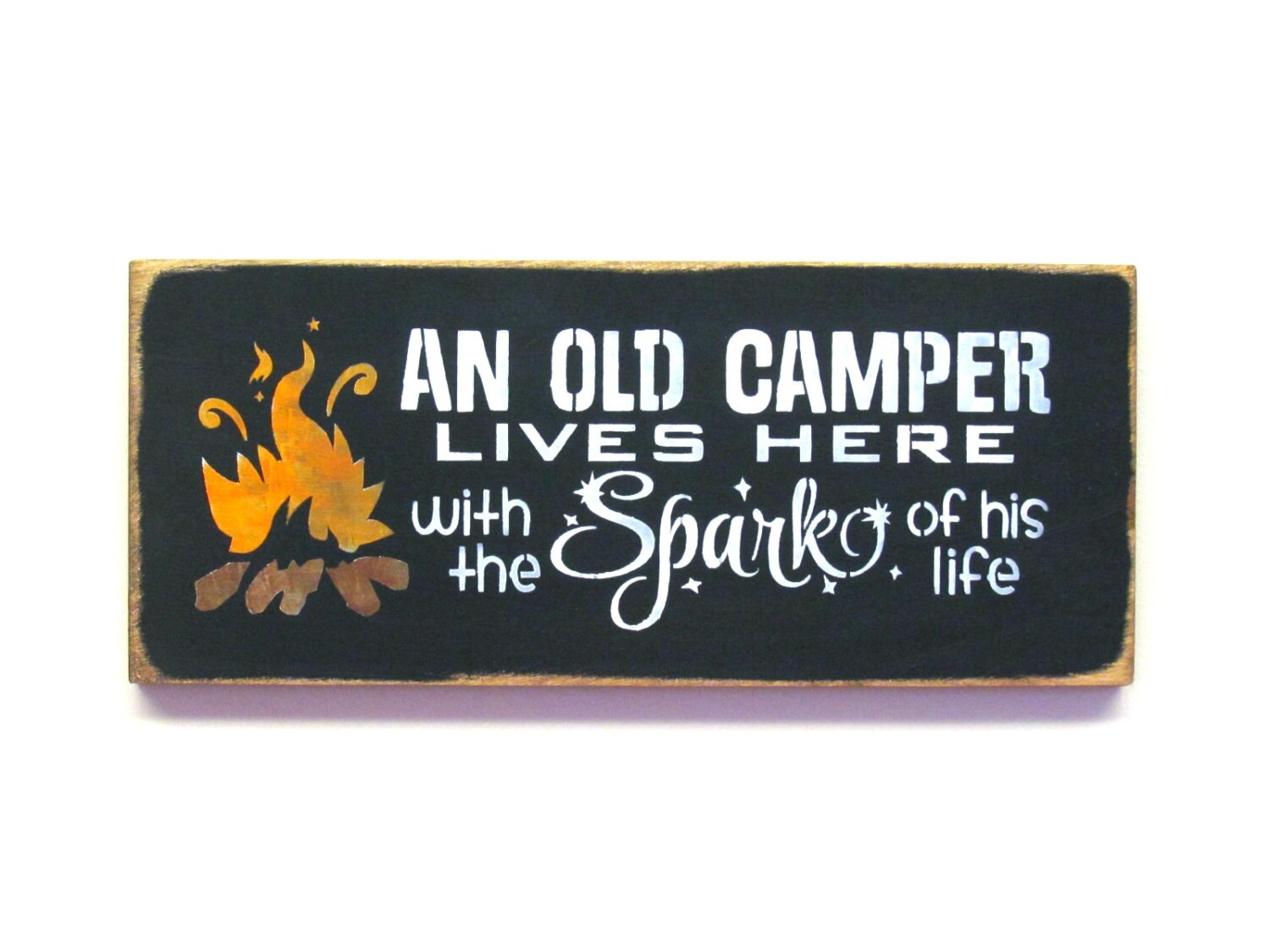 Gift for Camping Couple, Camping Sign, Camp, Campsite Sign, Campfire ...