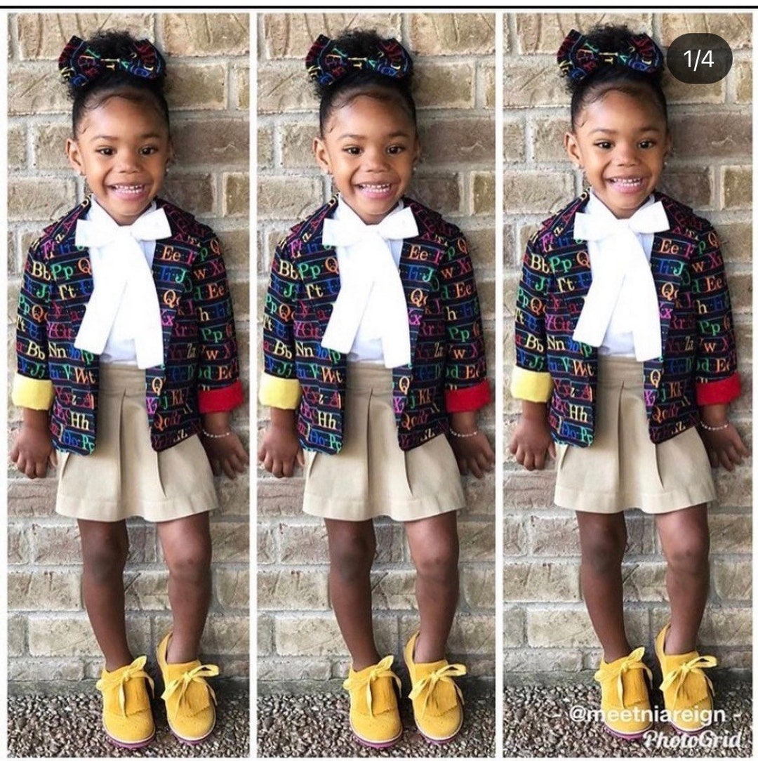 Girls Blazer, Back to School Blazer, Girls Uniform Blazer, First Day of ...