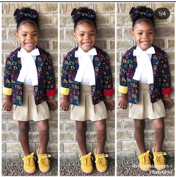 Girls Blazer Back to School Blazer Girls Uniform Blazer | Etsy