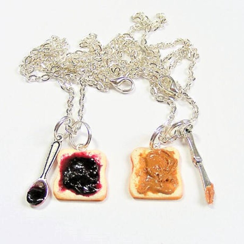 Food Friendship Necklace - Etsy