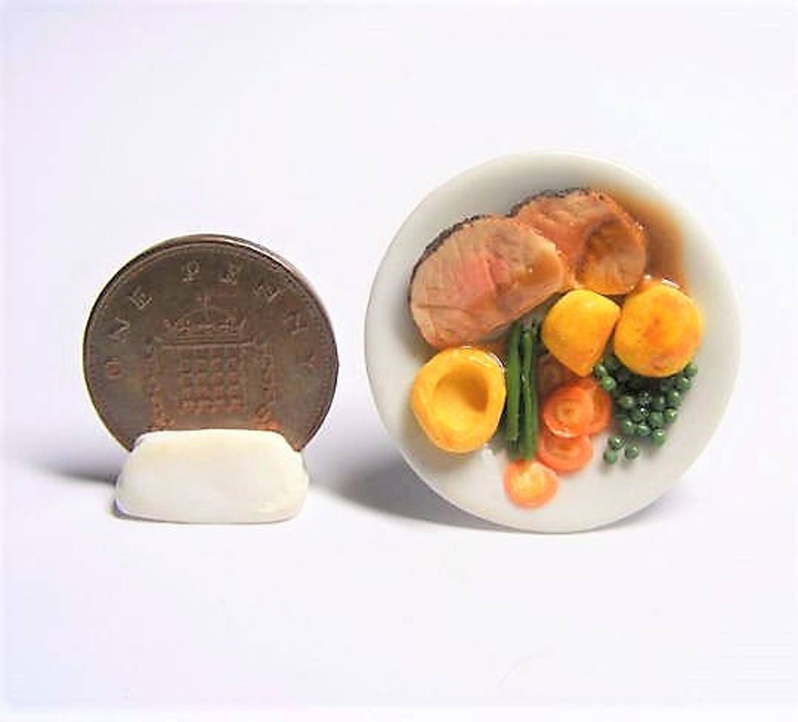 Roast Beef Dinner Ring Food Jewelry Miniature Food Ring - Etsy UK