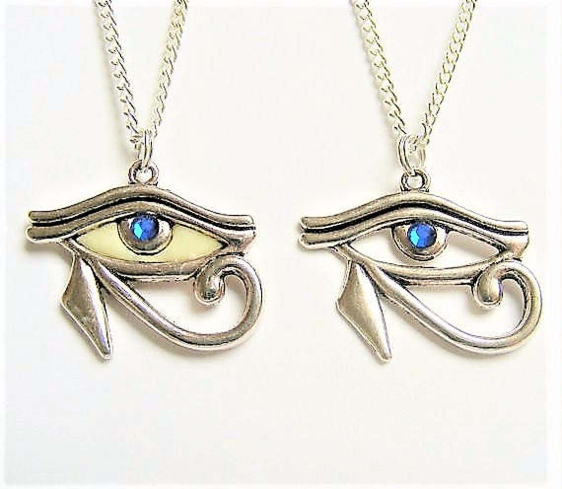 Eye of Horus Pendant Eye of Horus Necklace Glow in the Dark - Etsy