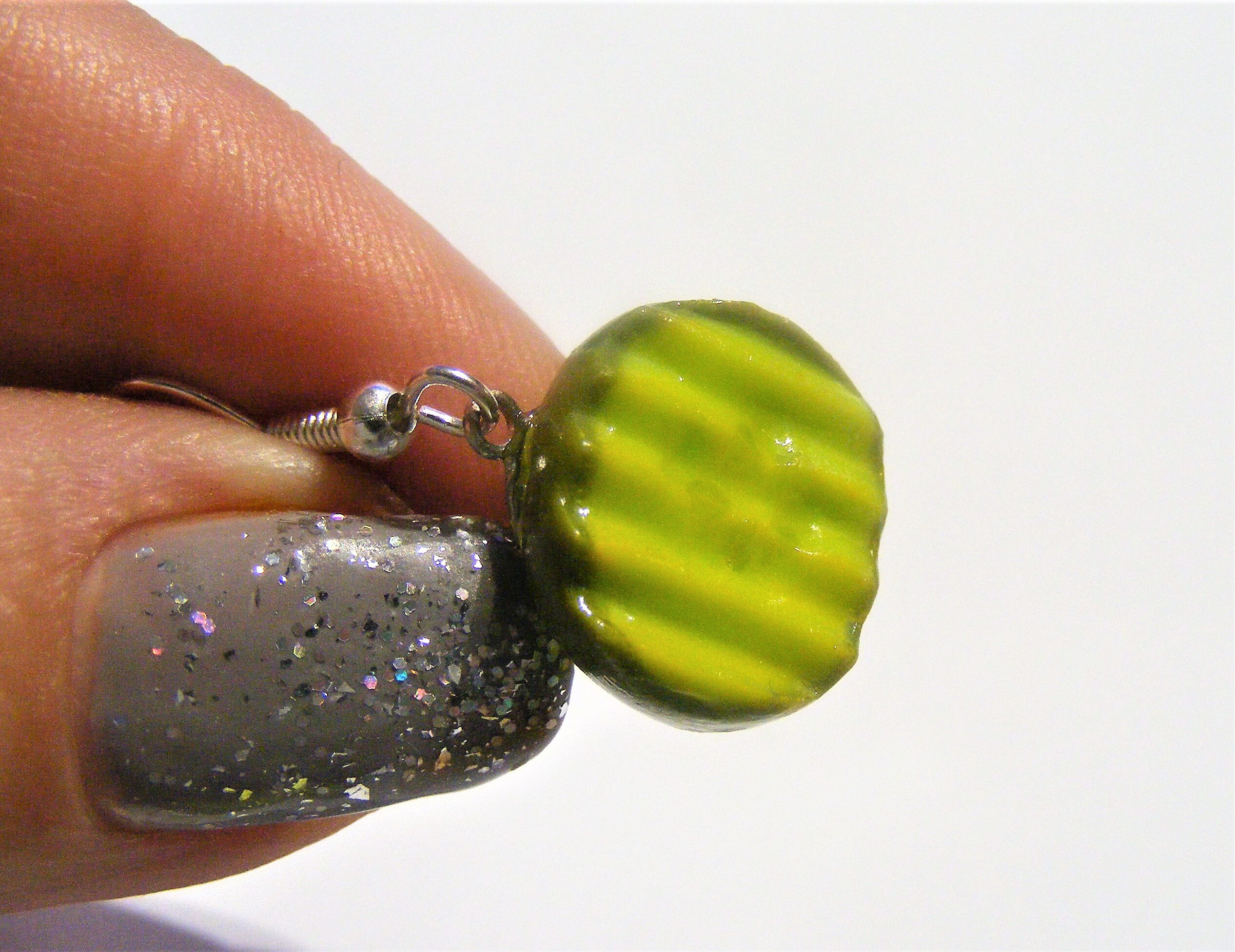 Food Jewelry Pickle Earrings Dill Pickle Earrings Miniature - Etsy UK