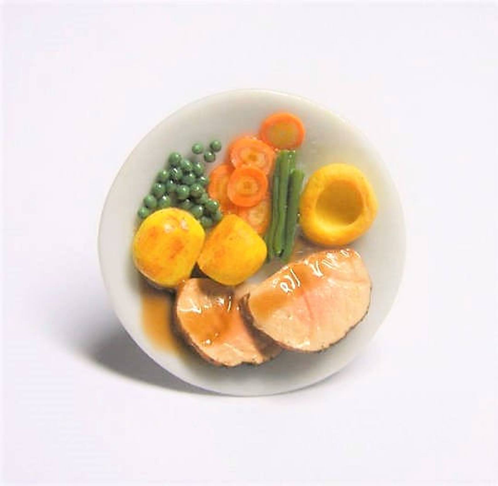 Roast Beef Dinner Ring Food Jewelry Miniature Food Ring - Etsy UK
