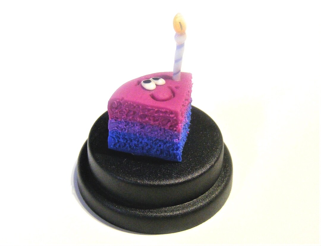 Bisexual Pride Flag Cake Slice Pet © Cake Slice, Pride Cake Bisexual ...