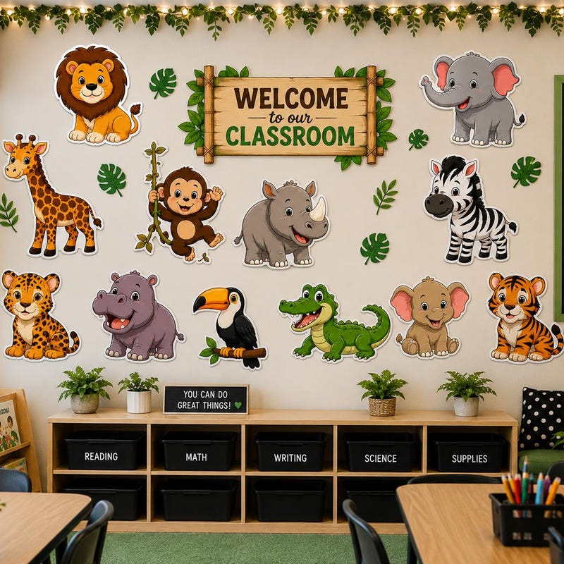 Safari Wood Door Sign - Etsy