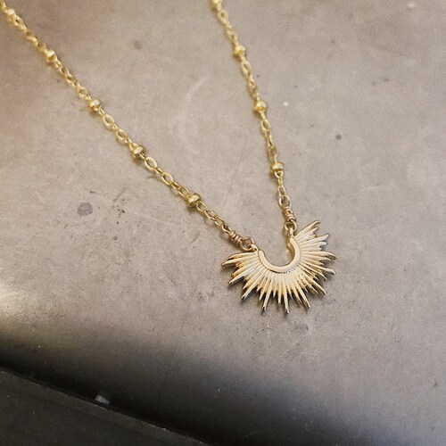 Sunrise Pendant Necklace for Rising Sun Magick Solar Energy - Etsy