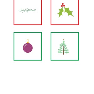 Christmas Bingo Printable Instant Digital Download, Christmas ...
