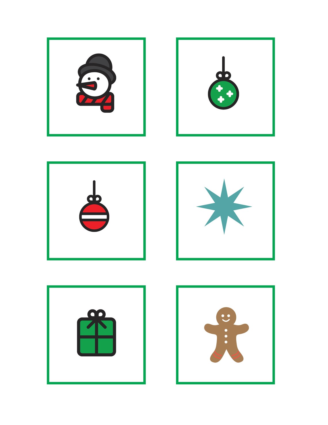 Christmas Bingo Printable Instant Digital Download, Christmas ...