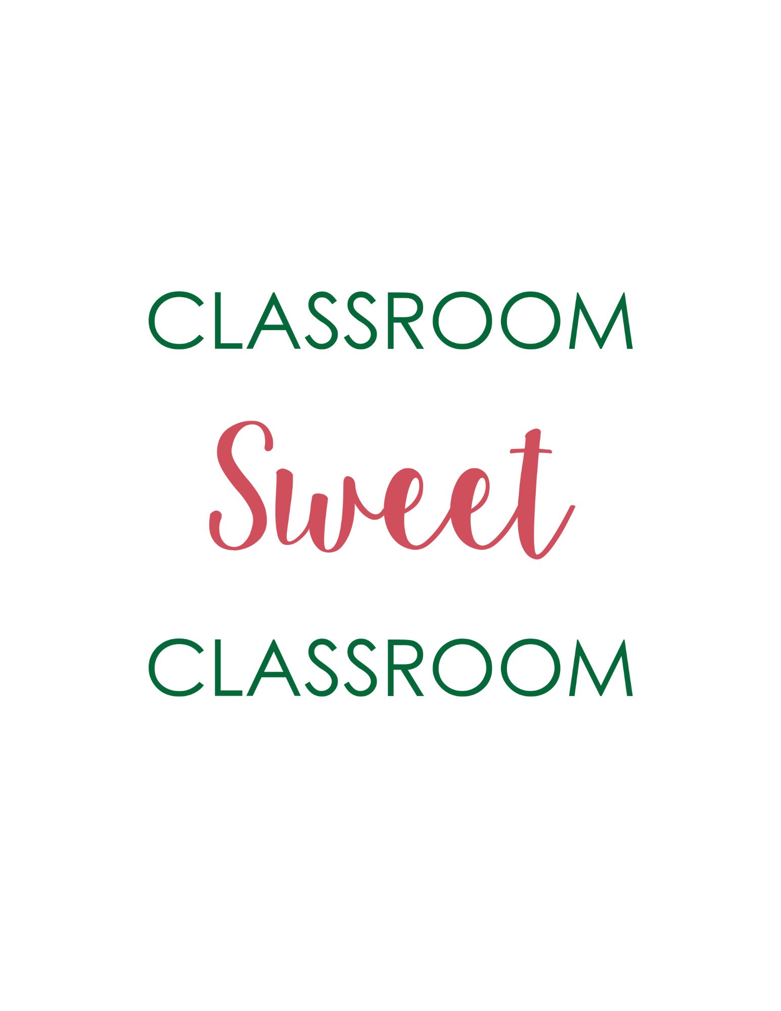 Classroom Sweet Classroom PNG Digital Download, Classroom PNG, Teacher ...