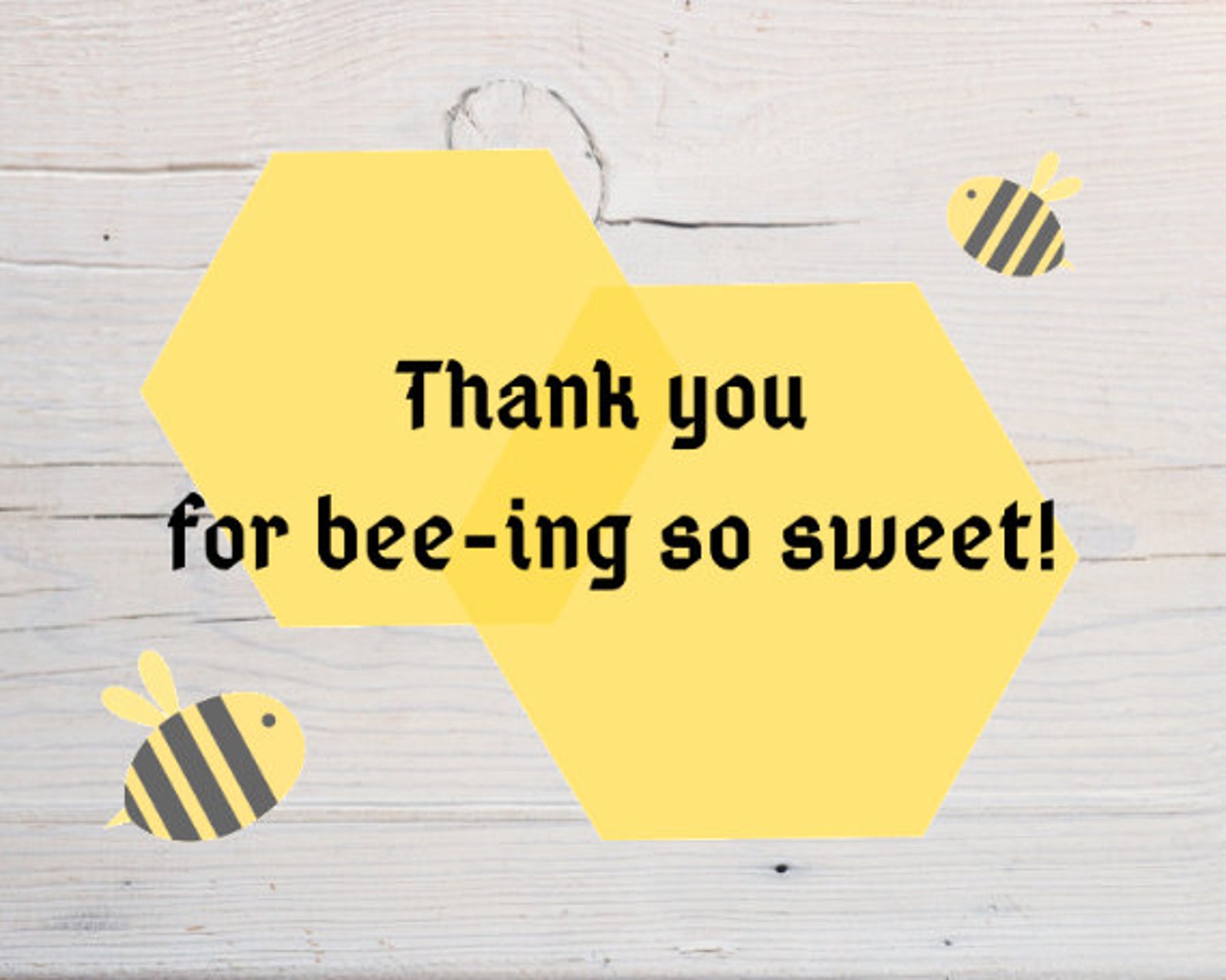Thank You for Bee-ing so Sweet PNG Digital Download, Thank You Bee PNG ...