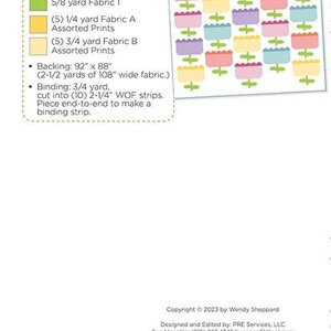 Lollies Quilt Pattern by Wendy Sheppard From Moda - Etsy