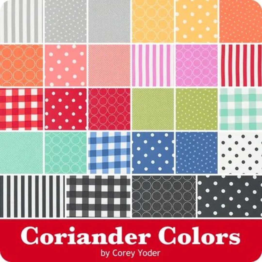 Coriander Colors Fat Eighth Bundle by Corey Yoder – Moda Fabrics ...
