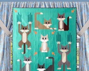 Cat Scratch Quilt Quilting Pattern, From Art East Quilting Co. BRAND NEW, Please See Description ...