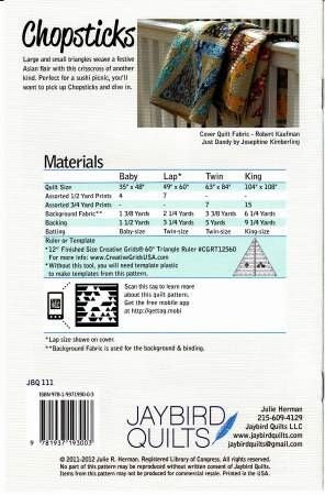 Chopsticks Quilt Pattern by Jaybird Quilts – A Fun & Modern Design! - Etsy