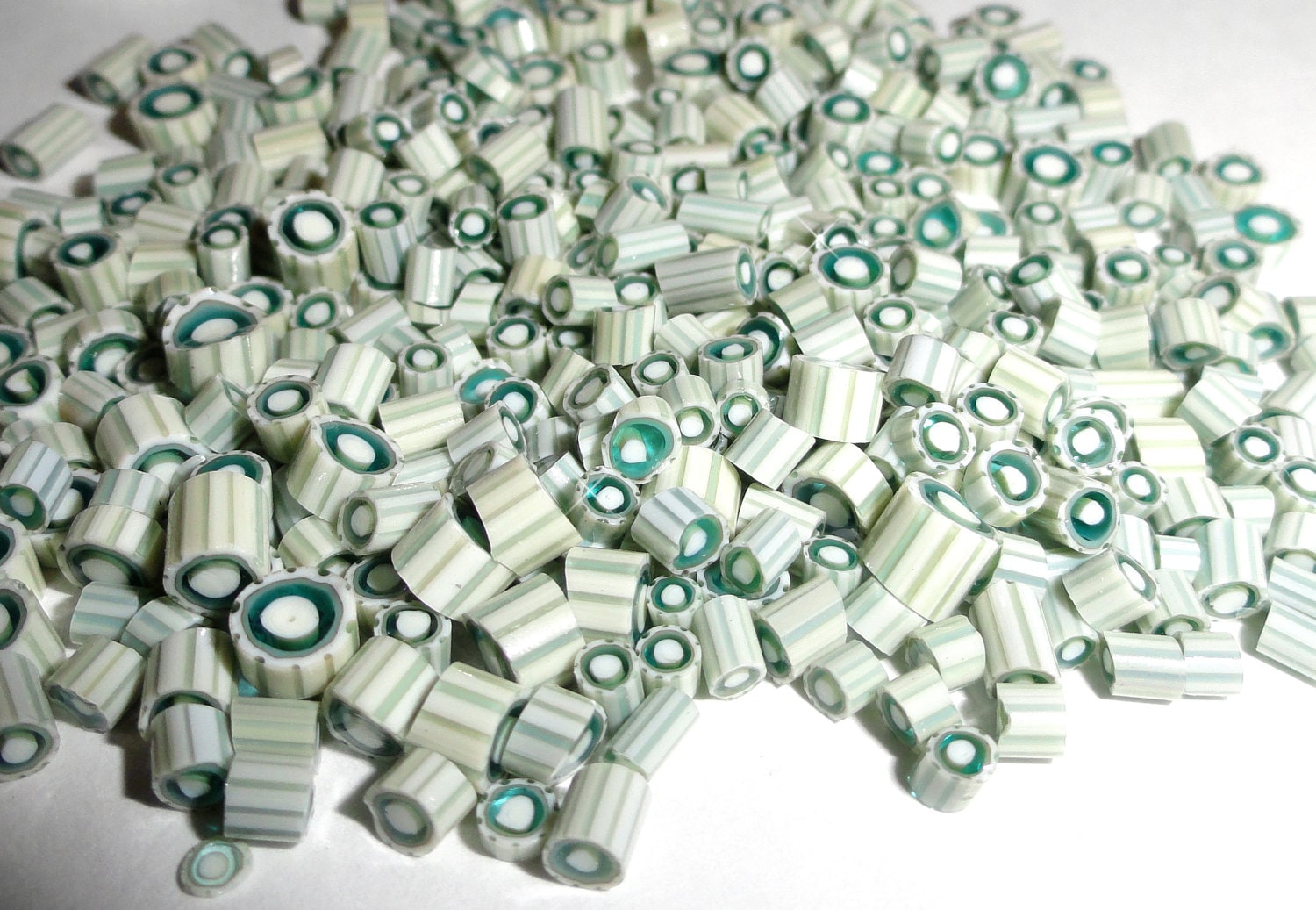 Barnacle.....handmade Murrini Chips...millefiori - Etsy