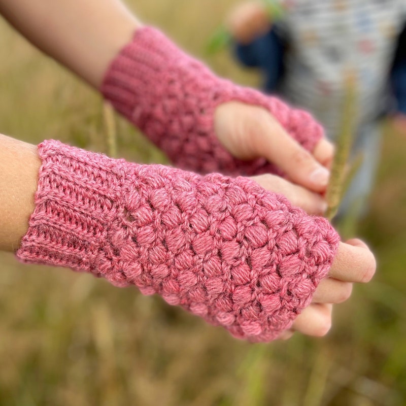 Pink Mittens - Etsy