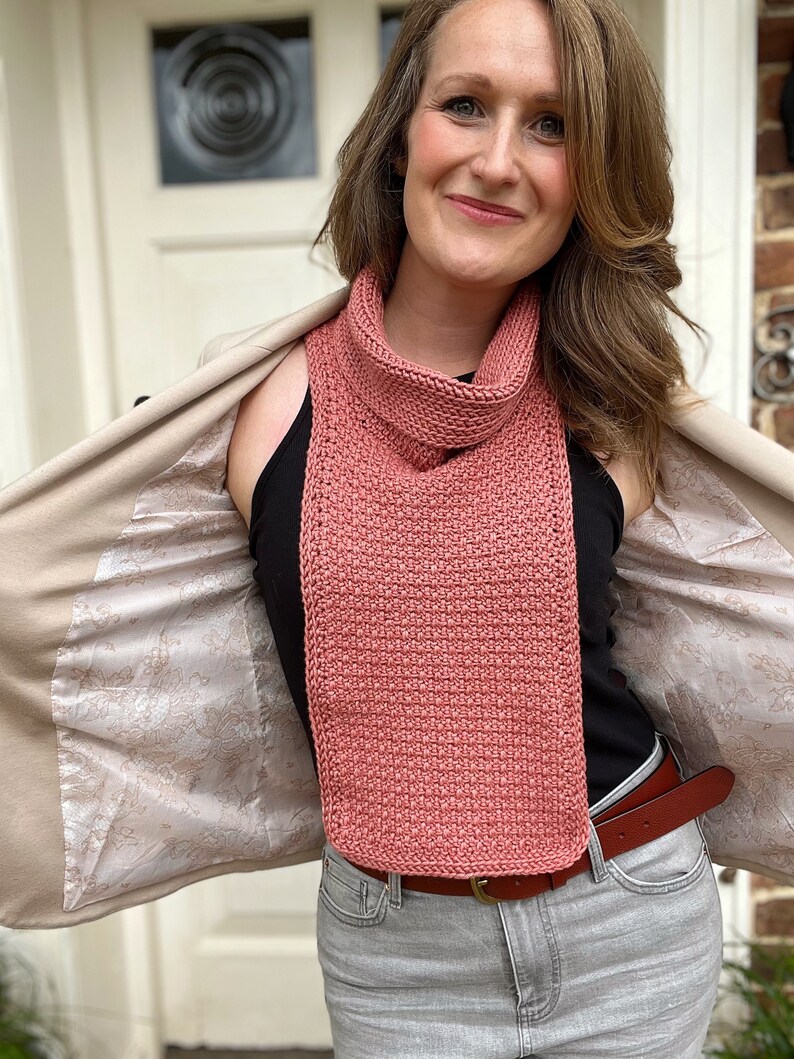 CROCHET PATTERN / Crochet Dickie Pattern With Cowl Neck / Turtleneck ...