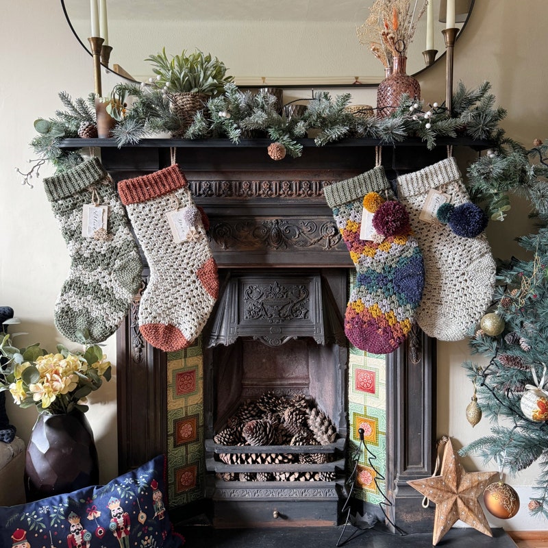 Rustic Christmas Stocking - Etsy