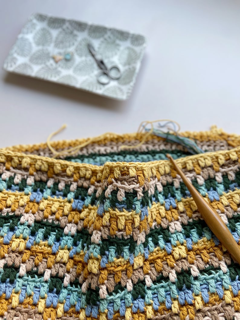 CROCHET PATTERN / Hayden Mosaic Crochet Tote Bag / PDF Crochet Pattern ...