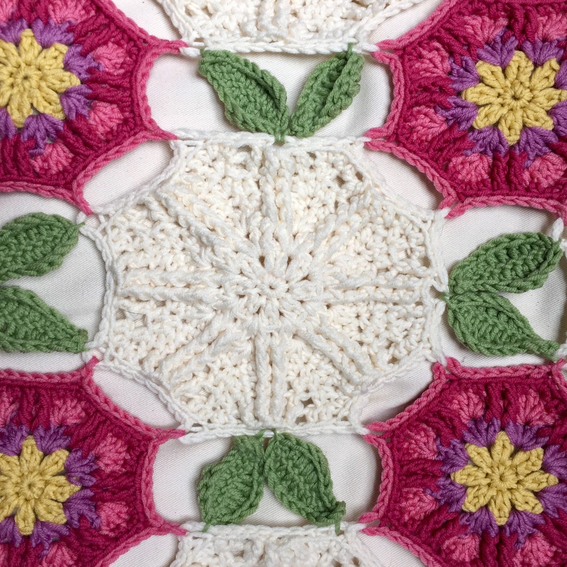 CROCHET PATTERN / Crochet Motif Blanket Pattern/ Floral Crochet ...