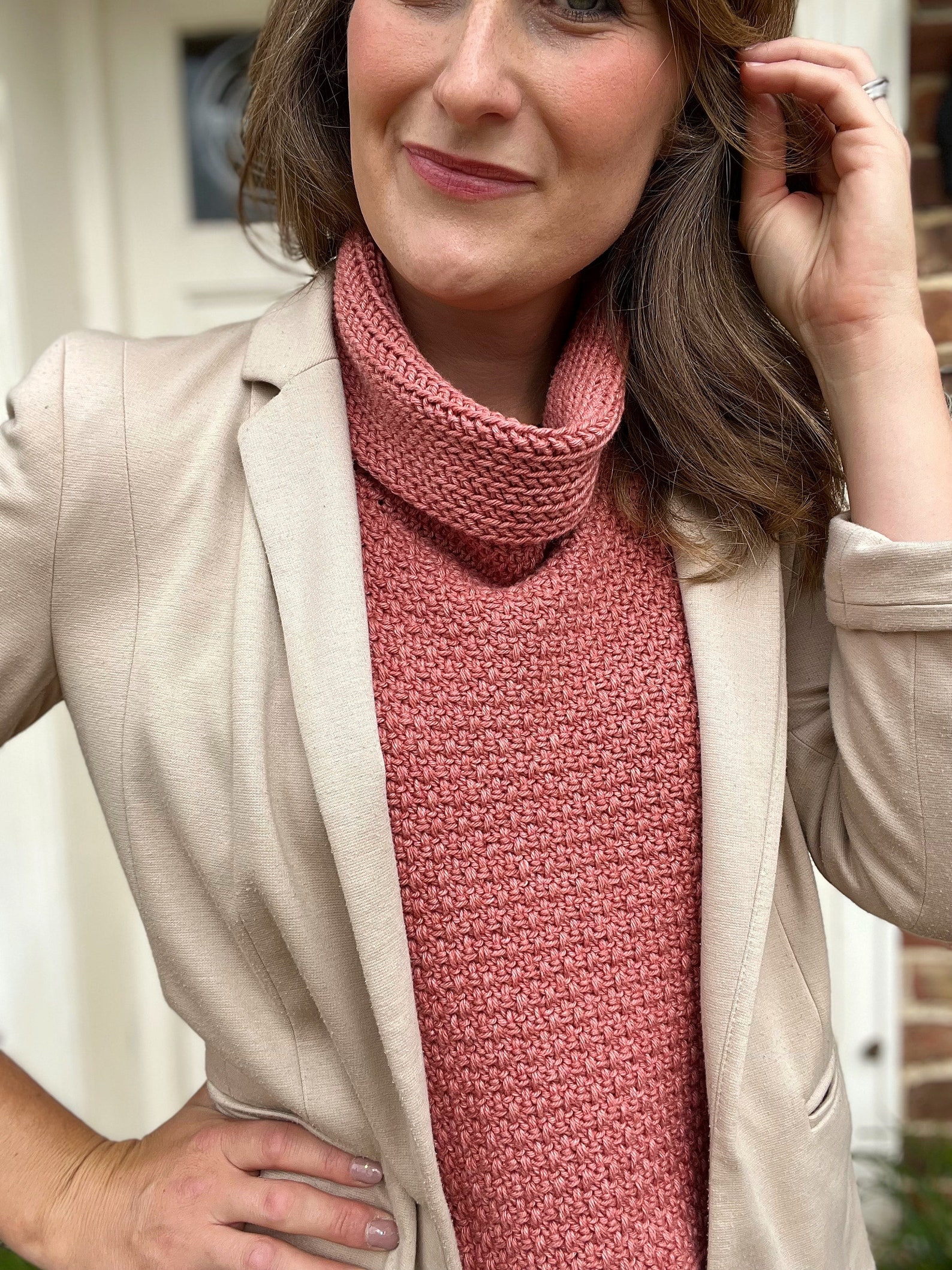 CROCHET PATTERN / Crochet Dickie Pattern With Cowl Neck / Turtleneck ...